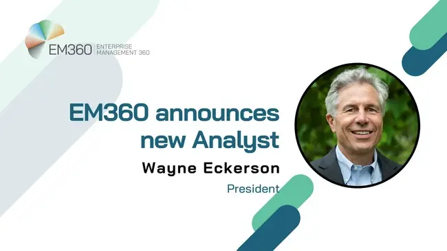 Wayne Eckerson: EM360 Announces New Industry Guru | EM360Tech